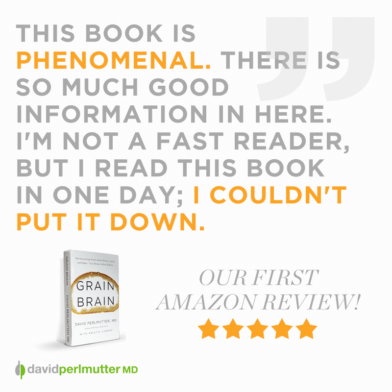 Our first review! - David Perlmutter M.D.