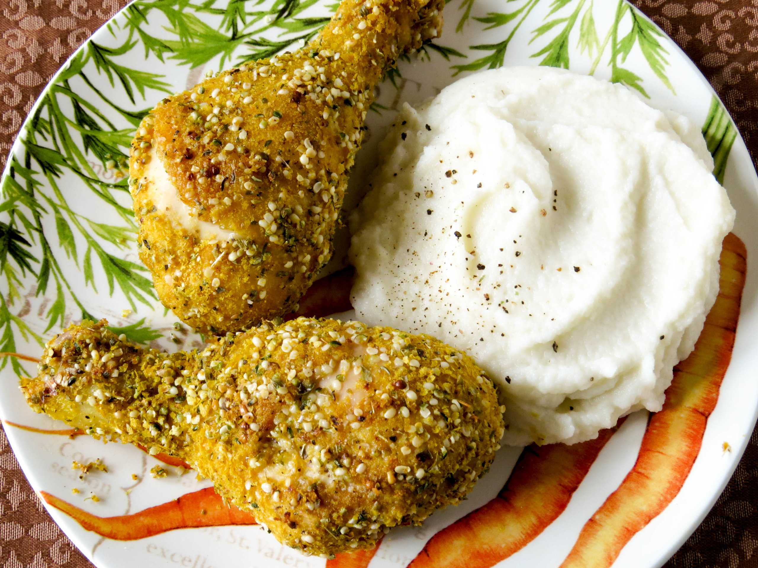 Oven Fried Chicken with Cali Mash - David Perlmutter M.D.